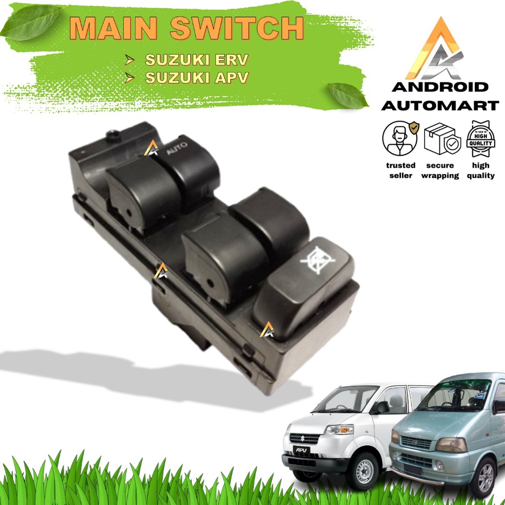 WARRANTY Suzuki ERV / APV Main Switch Power Window Main Switch Master ...