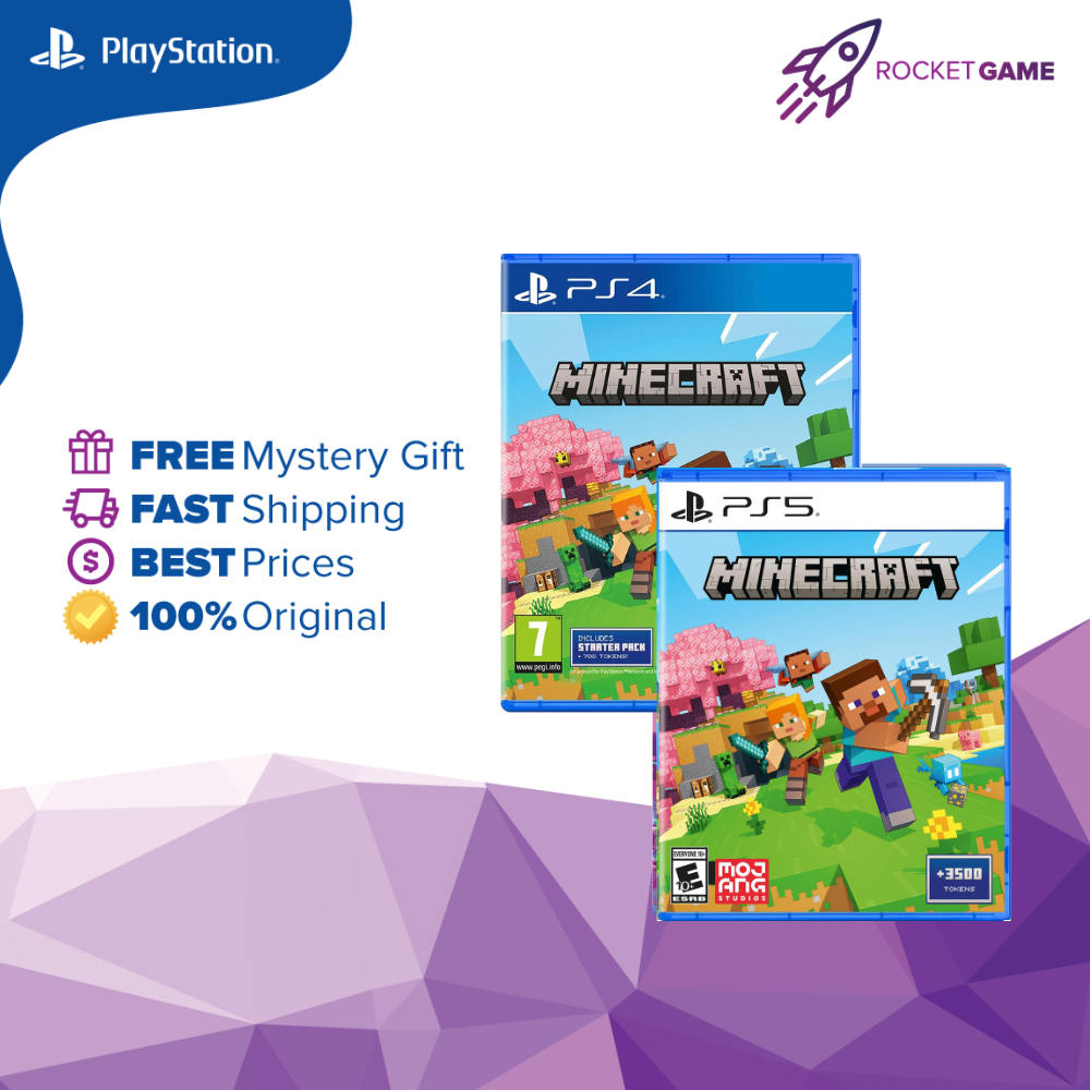 (PS4/PS5) Minecraft (ENG/CHN) *Original Brand New & Sealed* | Shopee ...