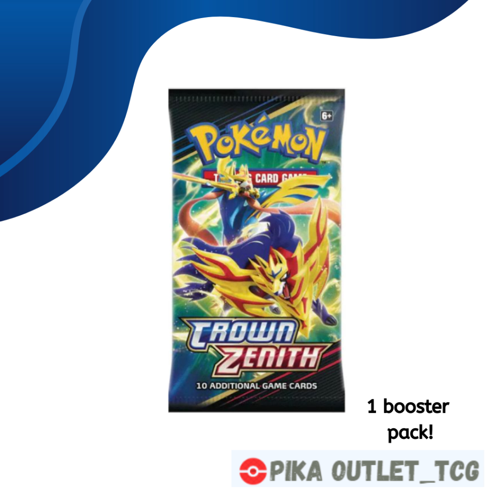 Pokemon TCG English Crown Zenith Booster Pack | Shopee Malaysia