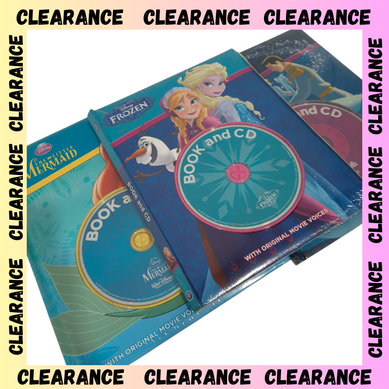 Clearance- Disney Story Book and CD with original movie voices (Frozen ...