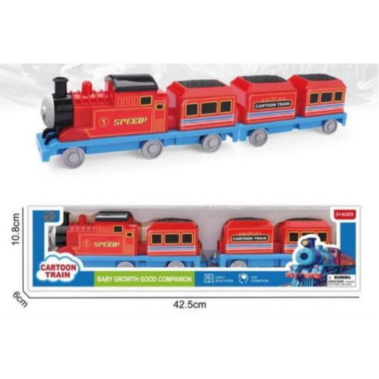 Cartoon Train Toy Vehicle Mainan Kereta Api | Shopee Malaysia