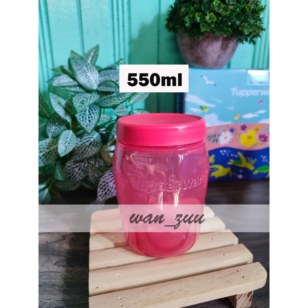 Tupperware Universal Jar 550ml (Red) | Shopee Malaysia