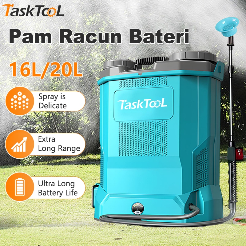 TASKTOOL Electric Knapsack Sprayer 16L/20L Pam Racun Bateri ...