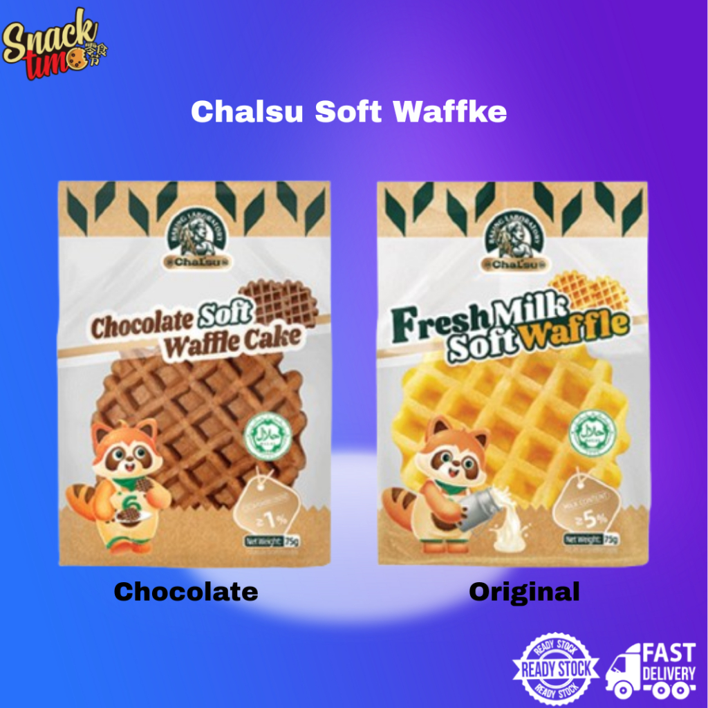 Chalsu Bread Soft Waffle (Choco & Original) (Halal Product) Exp Date ...