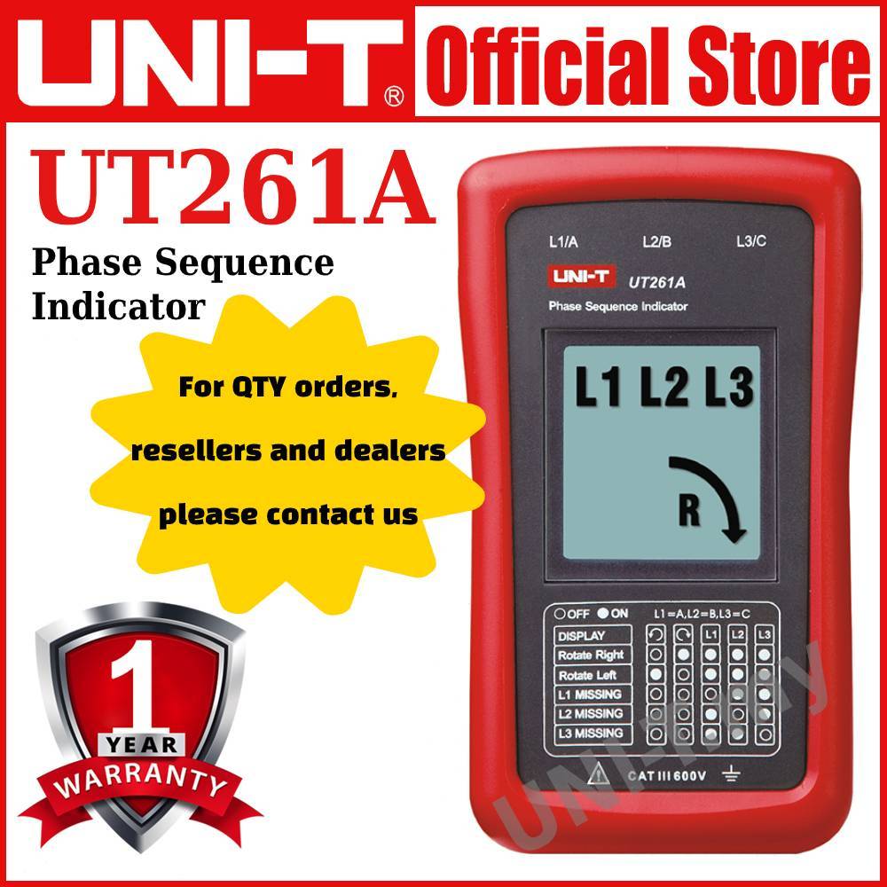 UNI-T UT261A Phase Sequence and Motor Rotation Indicator | Shopee Malaysia