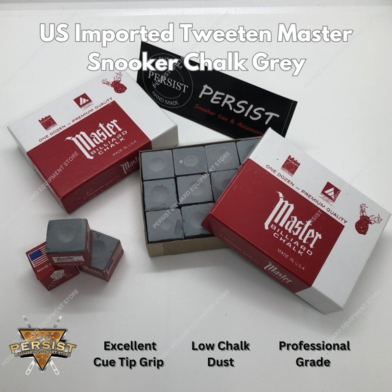 US Imported Tweeten Master Snooker Chalk - Grey Color - Snooker ...