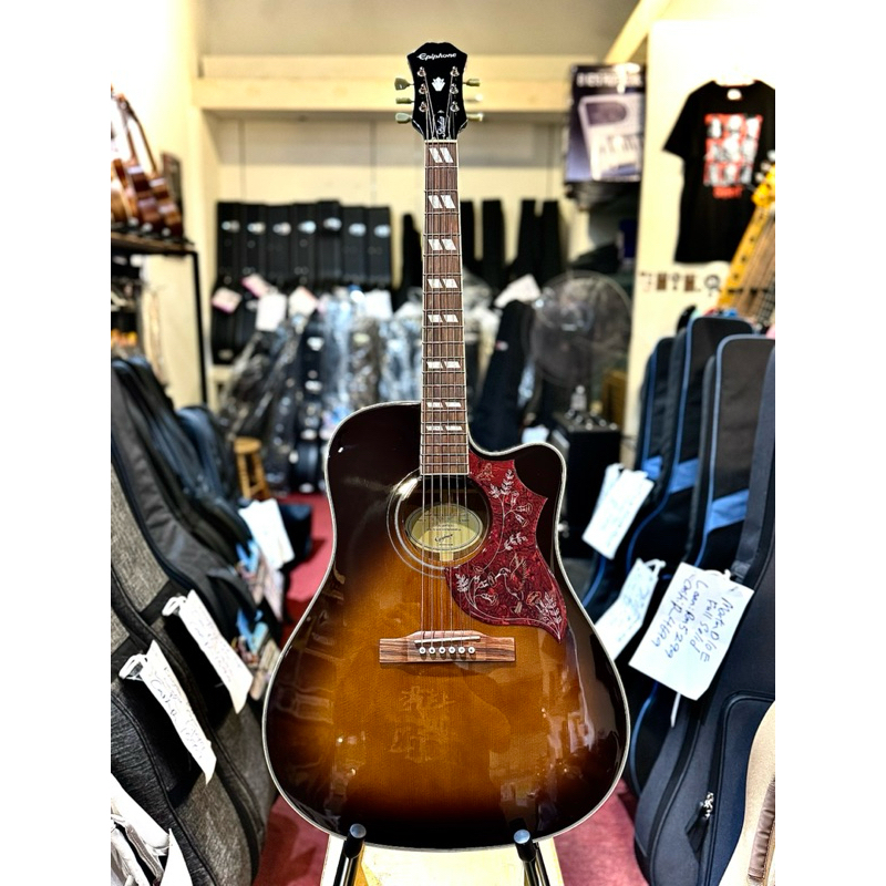 Epiphone Hummingbird EC Studio Limited-Edition Acoustic-Electric Guitar ...