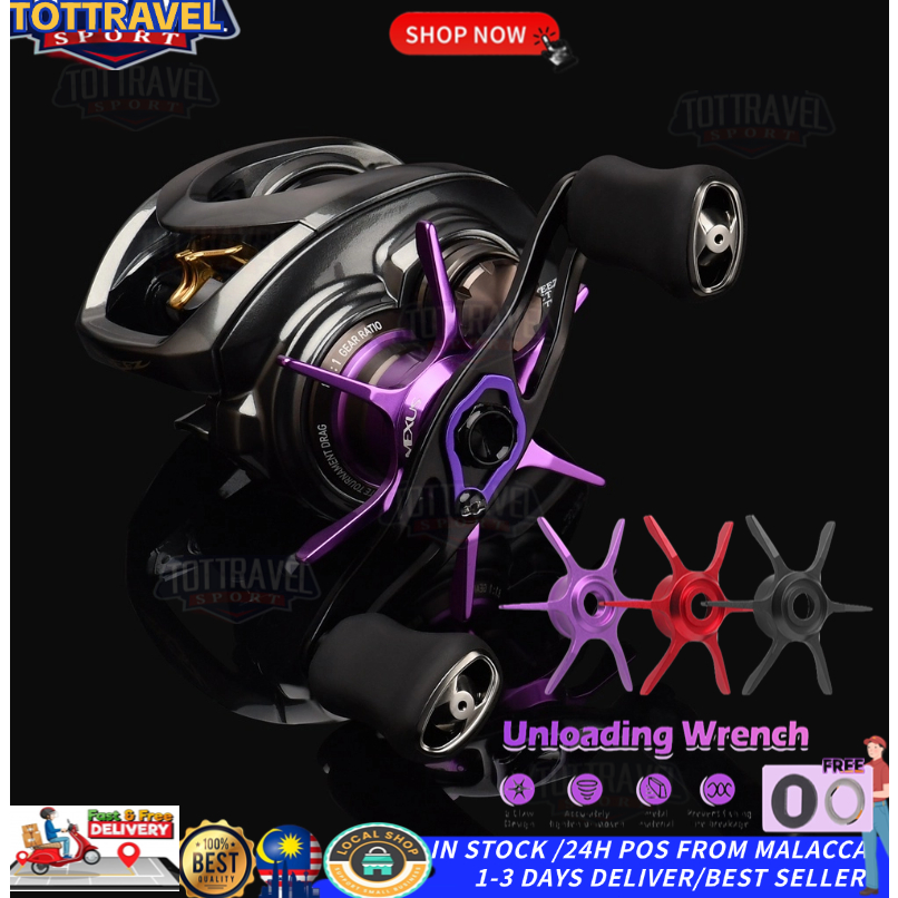 Star Drag 65mm for daiwa Tatula Zillion Curado SLX Baitcasting Fishing Reel ST Alpha 改装达瓦水滴轮金属加大 ...