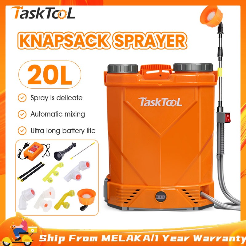 TASKTOOL 20L Electric Knapsack Sprayer Pump / Pam Racun Bateri Pump ...