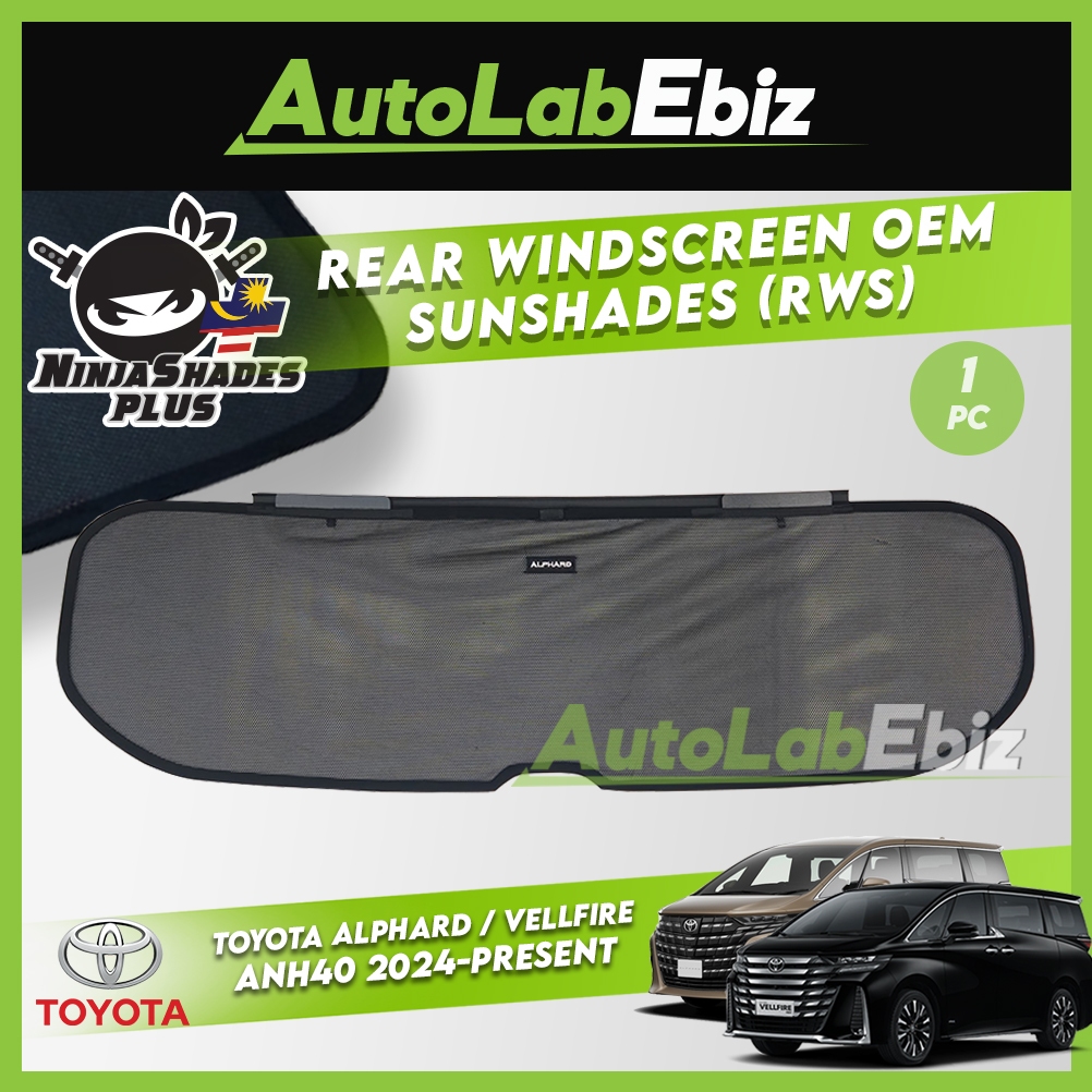 Toyota Alphard / Vellfire ANH40 2024 NinjaShades Plus Rear Windscreen ...
