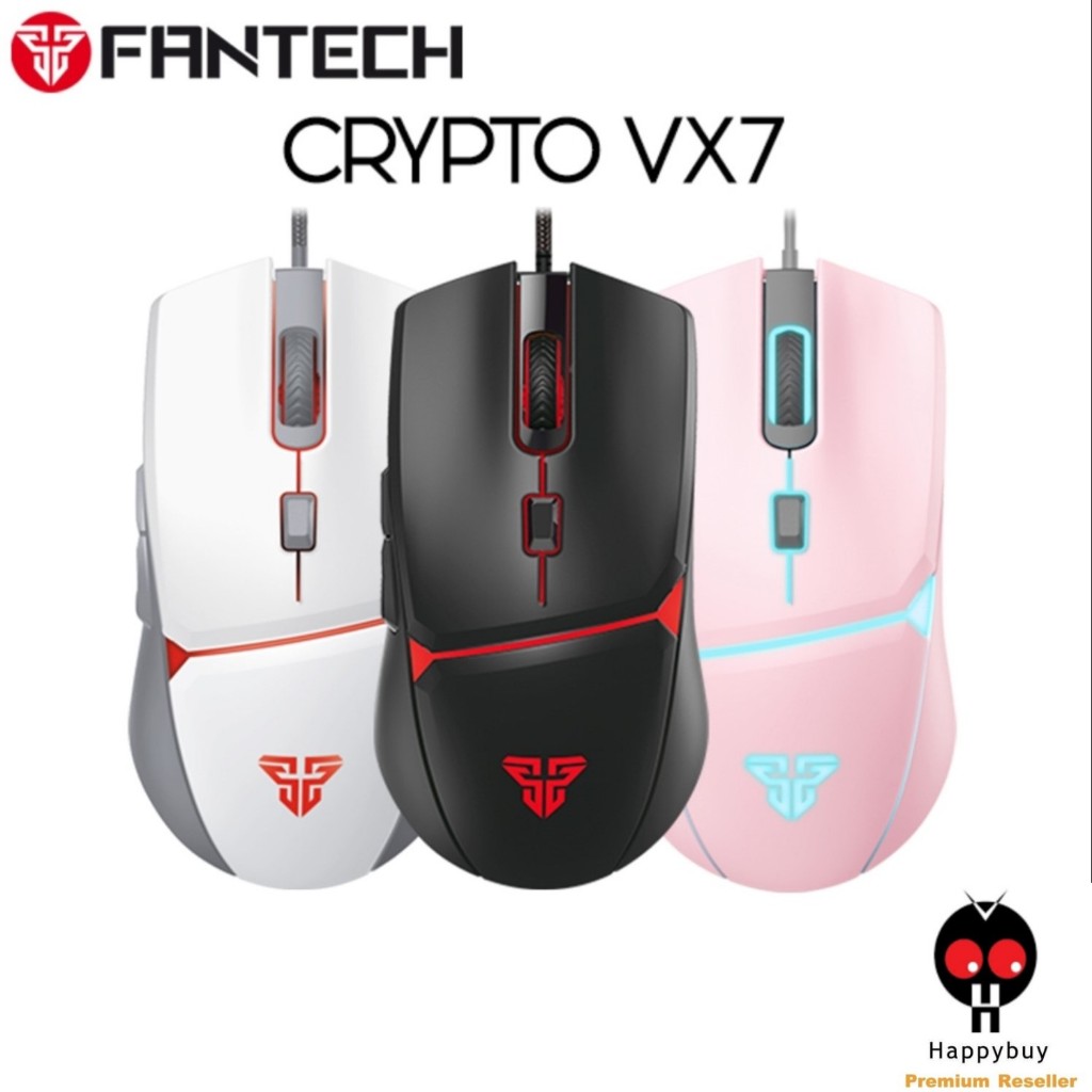 Fantech VX7 Crypto 6D Light weight Macro Programmable Wired Gaming ...