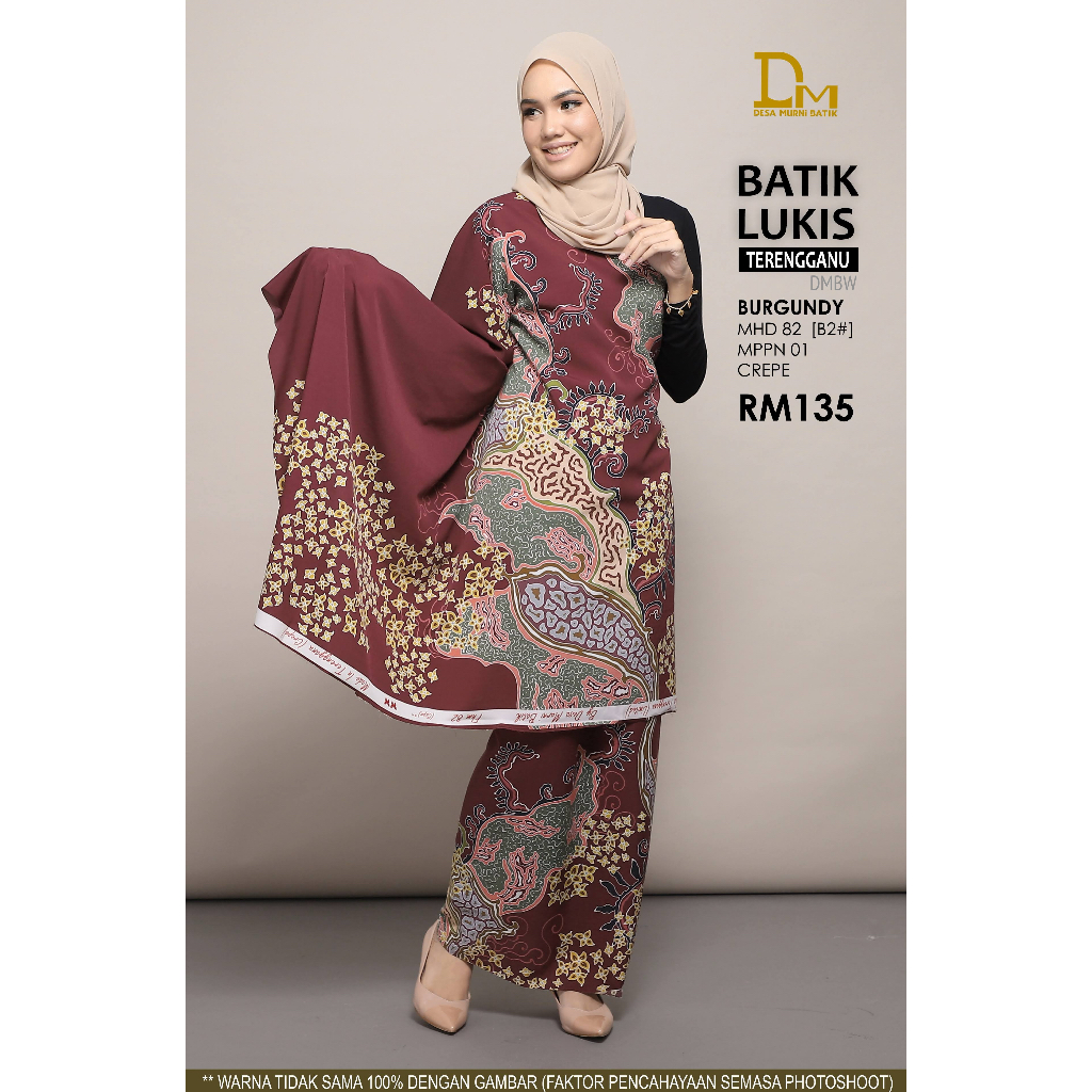 DESA MURNI BATIK - BATIK LUKIS TERENGGANU (MHD) 🔥🔥🔥 | Shopee Malaysia