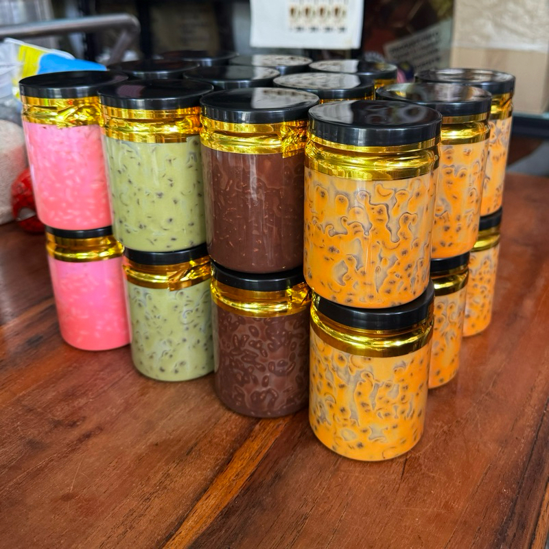 24pcs Borong Choco Jar 300ml Chocolate White Strawberry Matcha ...