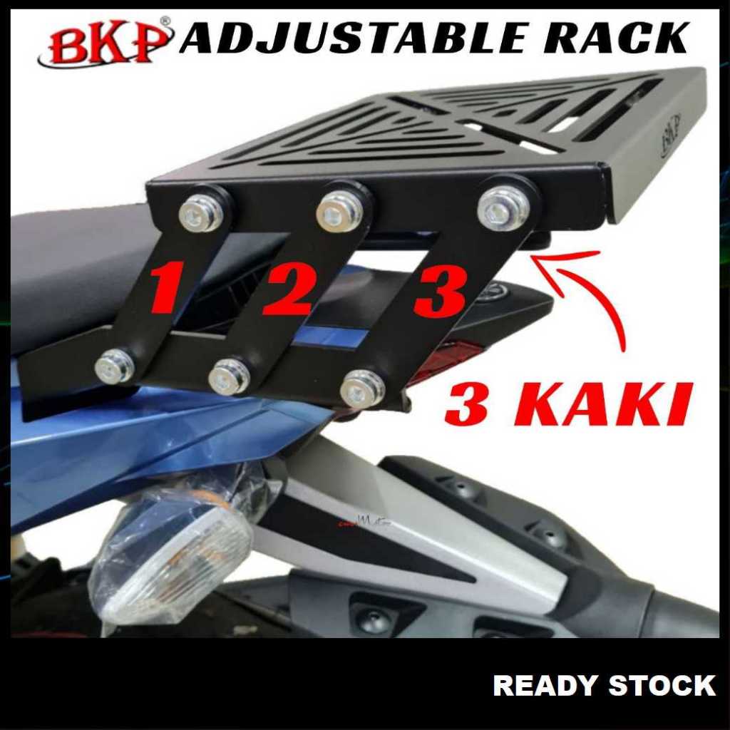 BKP Adjustable Rak Lipat Besi Motosikal YAMAHA 135LC V2-V7 Fi V8 Y15ZR ...