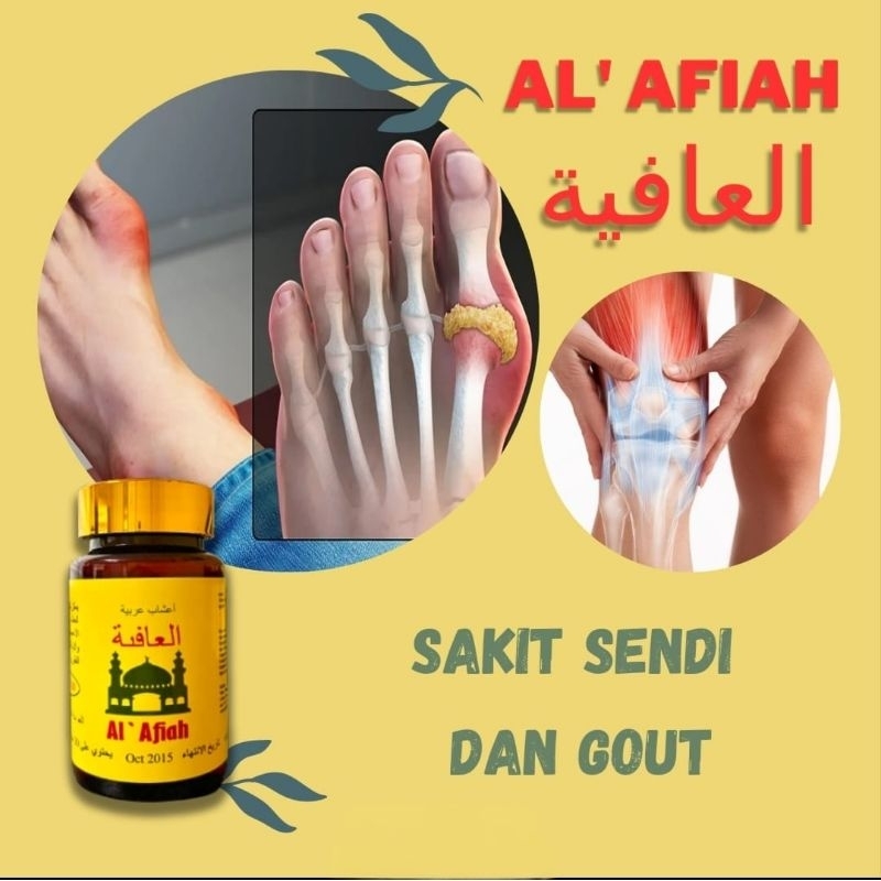 [ AL AFIAH ] HERBA ARAB SAKIT SENDI DAN GOUT | Shopee Malaysia