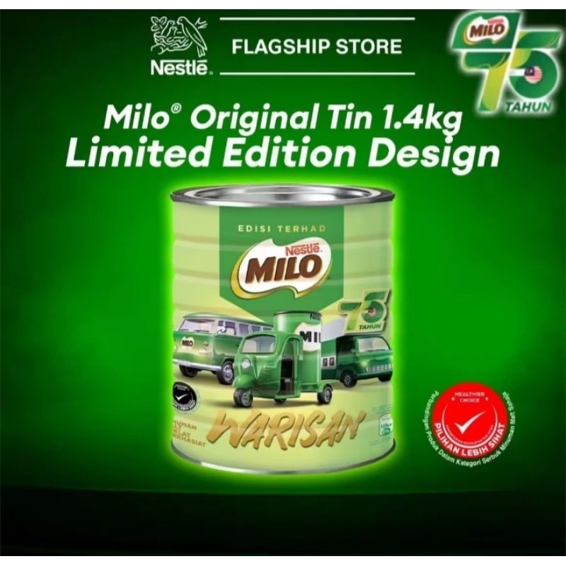 Nestle Milo Chocolate Malt Powder Tin 1.4kg Expired Aug2026 | Shopee ...