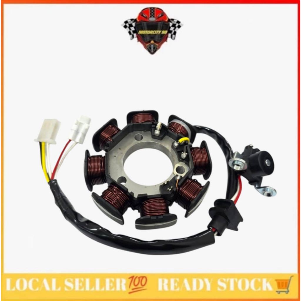 FUEL COIL ASSY YAMAHA SRL105 LAGENDA 105 SRL 105 OLD MAGNET COIL ...
