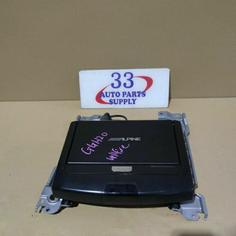 TOYOTA VELLFIRE ALPHARD ANH20 GGH30 ALPINE ROOF MONITOR(JAPAN USED ...