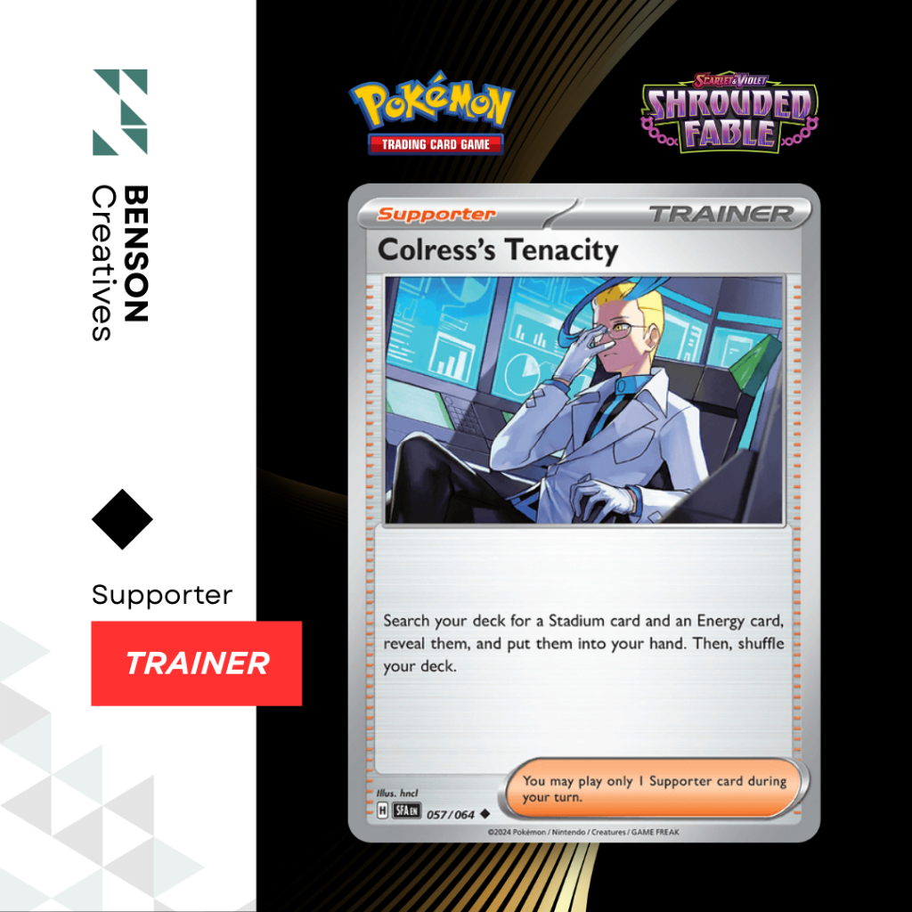 Colress's Tenacity | 057/064 | Trainer - Supporter [Shrouded Fable ...