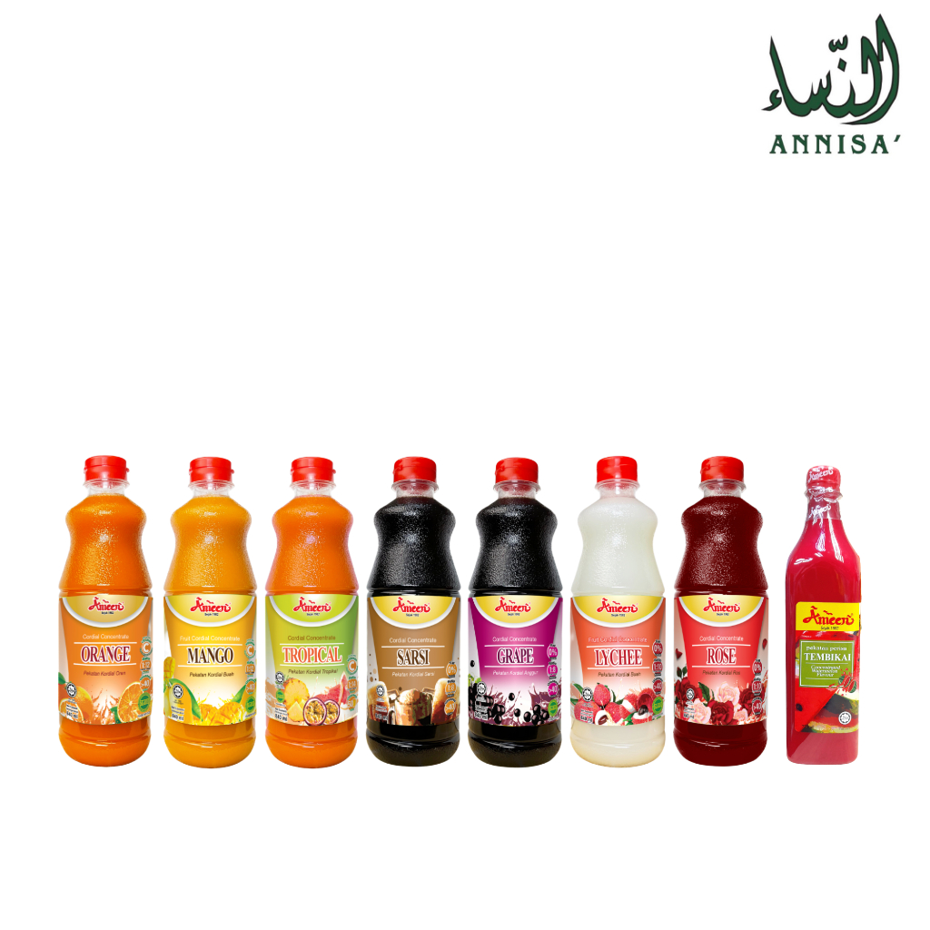 AMEEN KORDIAL PELBAGAI PERISA (770ML/830ML/840ML) | Shopee Malaysia