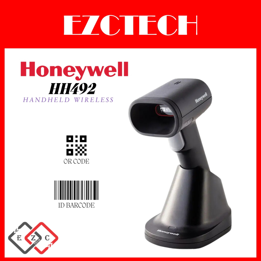 Honeywell HH492 Handheld Wireless 1D/2D/QR Area-Imaging Performance ...
