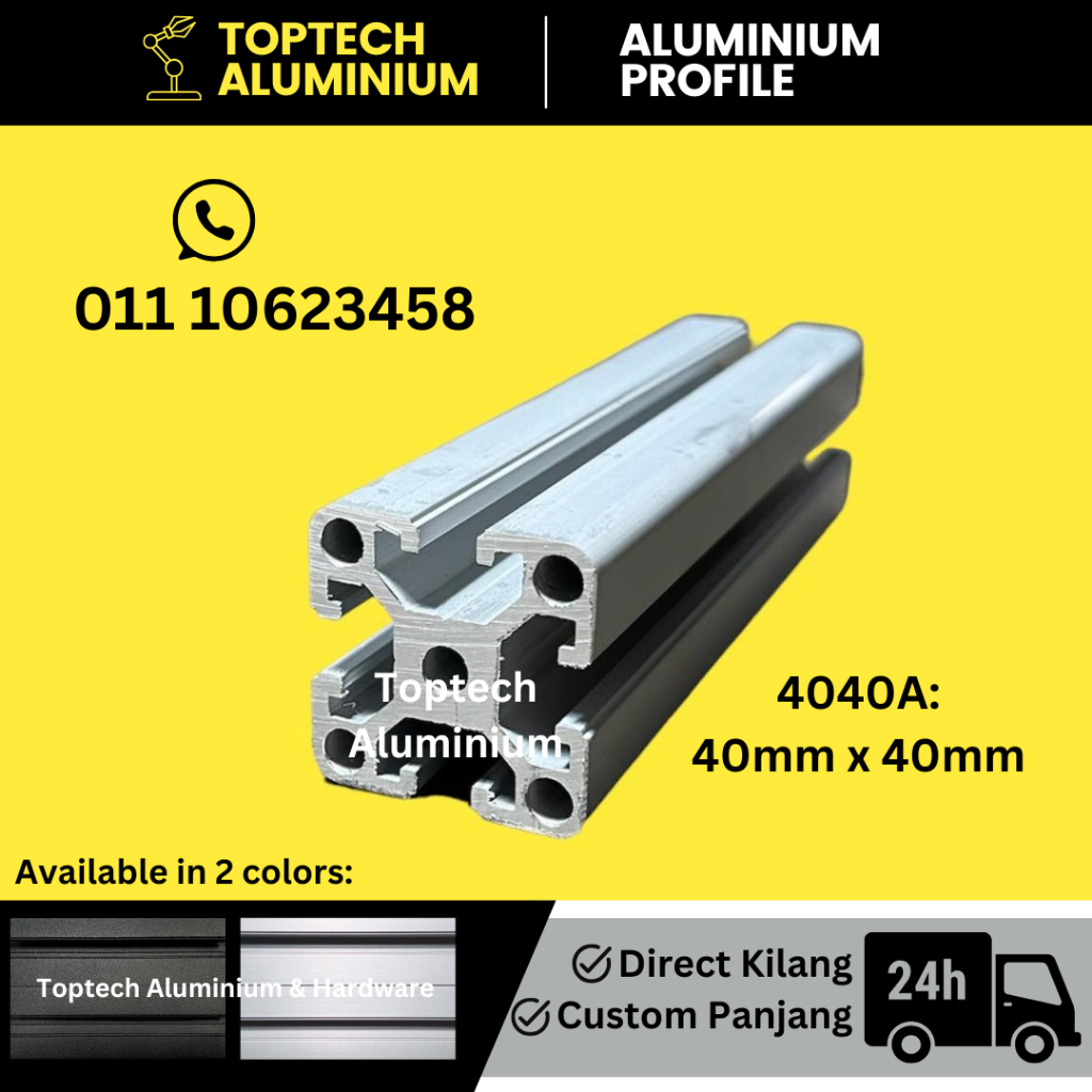 [Ready Stock/Heavy-duty] 4040A Aluminium profile conveyor (40mm x 40mm ...