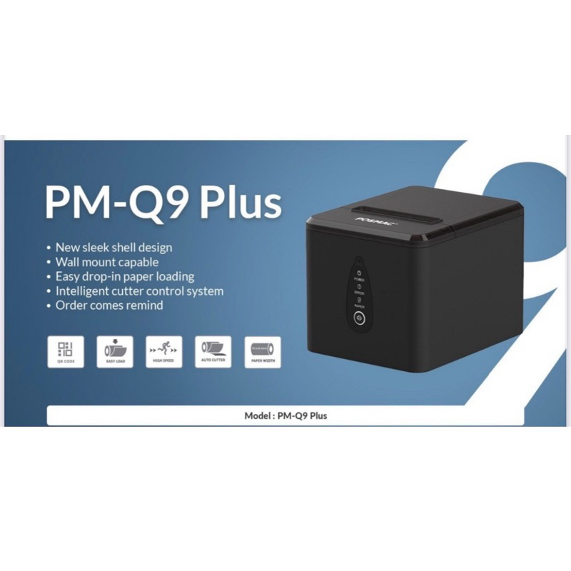 [Ready Stock] POSMAC PM-Q9 Thermal Receipt Printer 80mm (USB+Lan) POS ...
