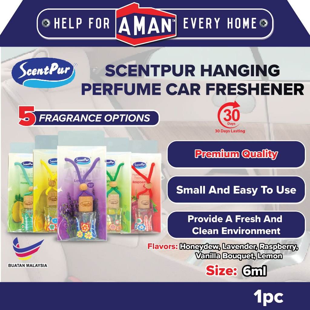 SCENTPUR Hanging Perfume Car Freshener High Quality Car Perfume Air ...