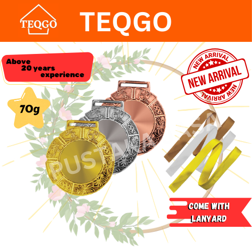 [JASA]FREE DESIGN METAL Medal/Medal Besi/Both Side Sticker With Ribbon ...