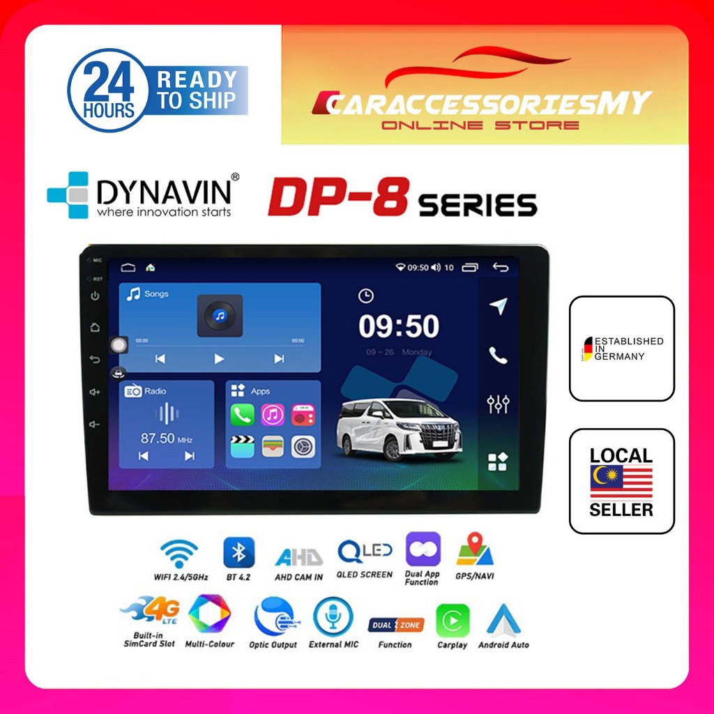 Dynavin DP8 Series Universal Size 9 inch 10 inch Android Player QLED ...