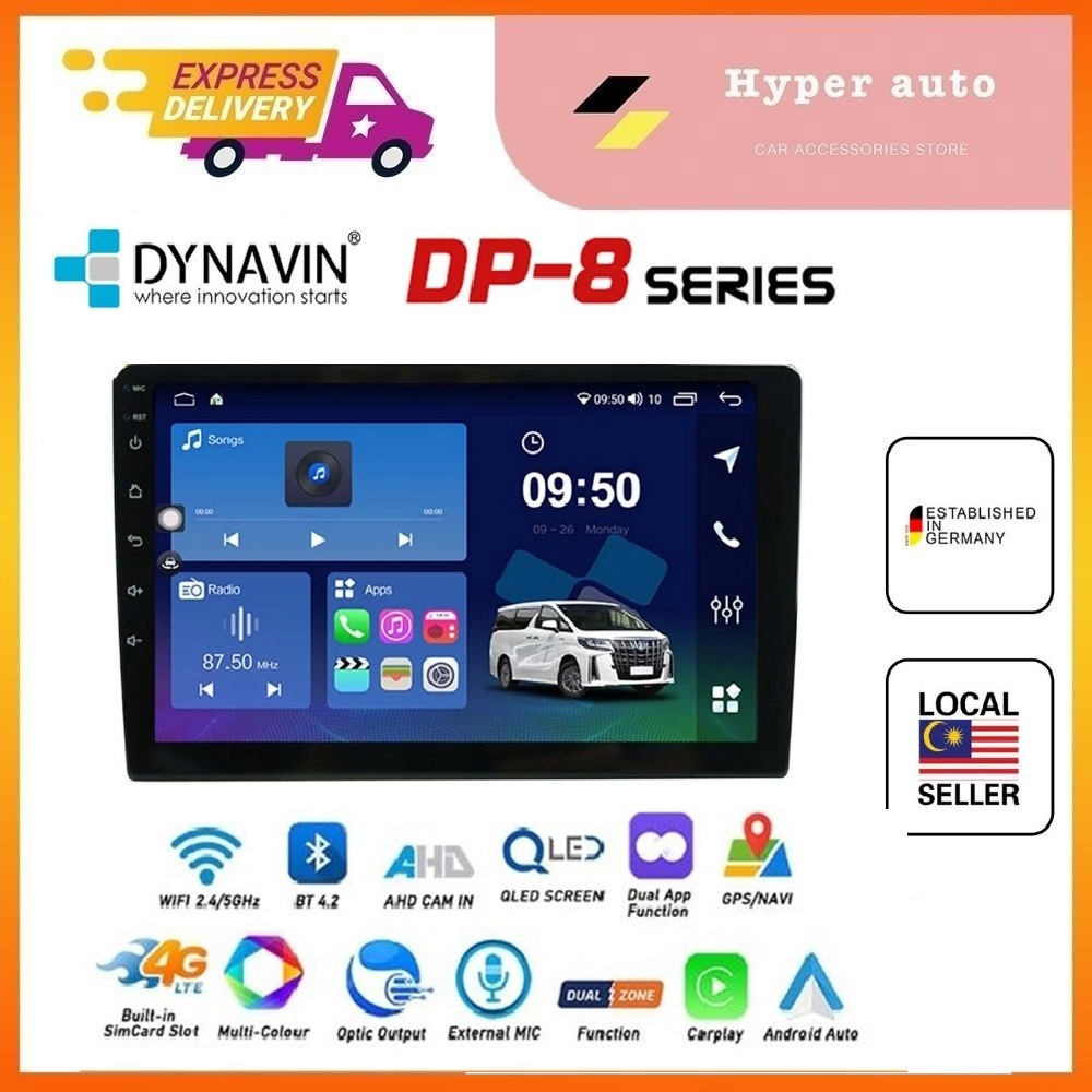 Dynavin DP8 Series Universal Size 9 inch 10 inch Android Player QLED ...