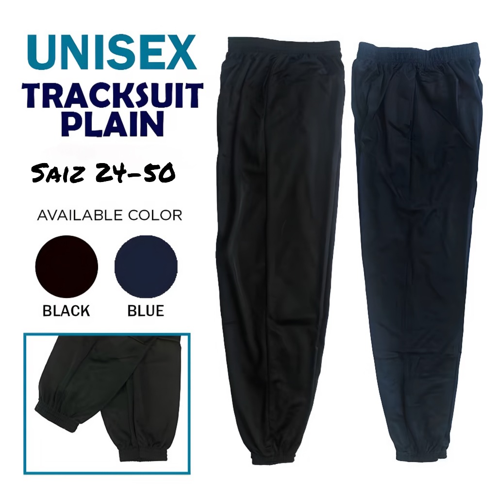 Seluar Track Unisex Sport Pants Track Bottom Budak Dewasa Seluar ...