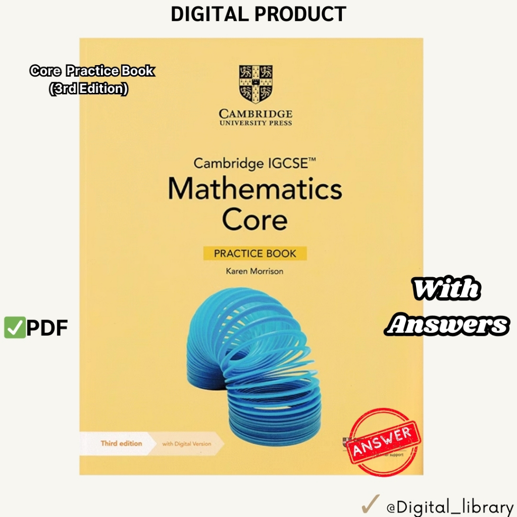 [P3] Cambridge IGCSE Mathematics Core Practice Book / Answer (Cambridge ...