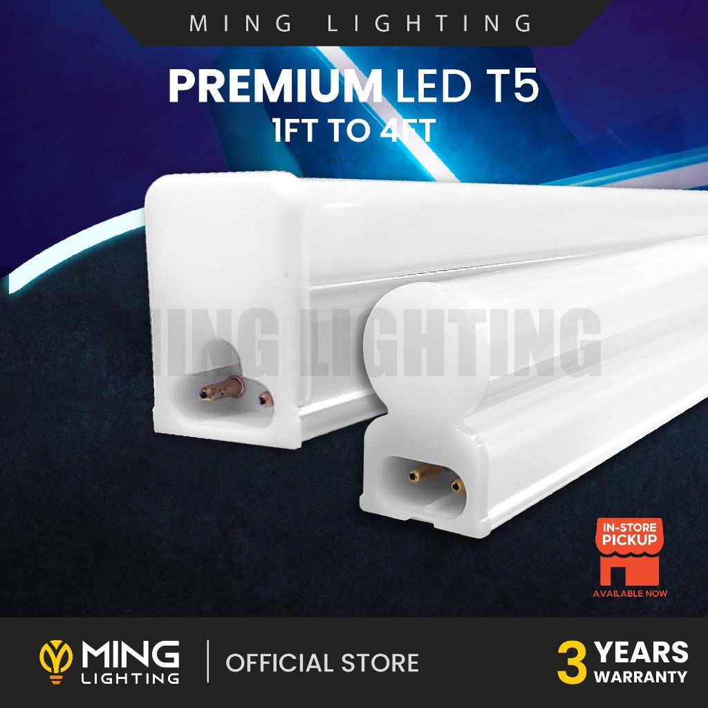 LED T5 Tube Light Premium Wall Ceiling Strip Lighting Decoration Lampu ...