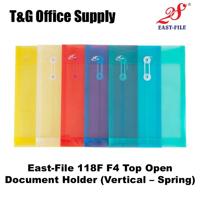East-File 118F F4 Top Open Document Holder (Vertical – Spring) | Shopee ...