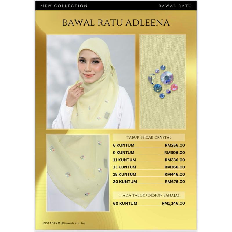 BAWAL RATU ADLEENA (TABUR) | Shopee Malaysia