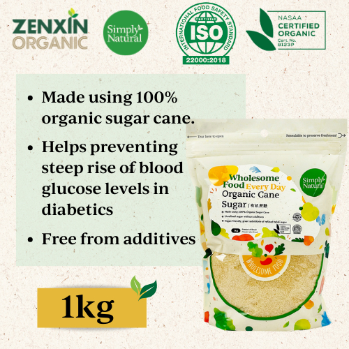 Simply Natural Organic Cane Sugar 1kg | Shopee Malaysia