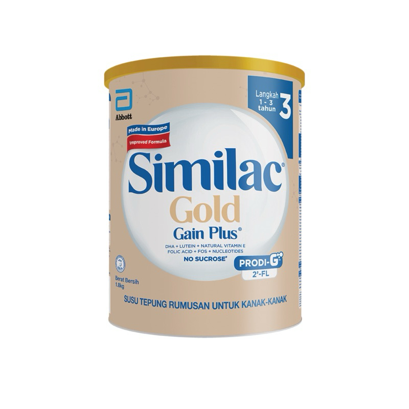 Similac Gain Plus Gold Step 3 1.6kg (exp:06/2025) | Shopee Malaysia