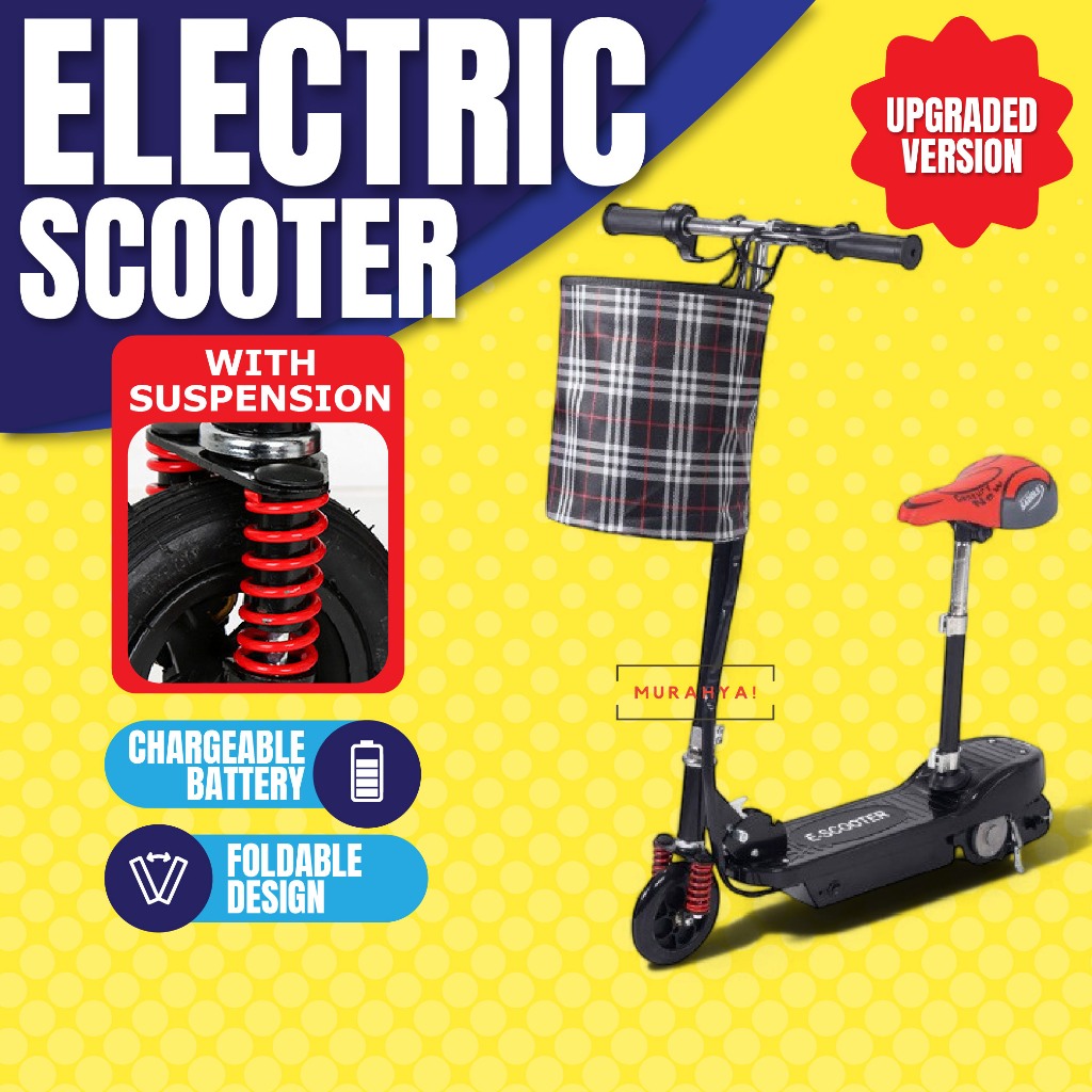 Skuter Elektrik dewasa Electric scooter adult 24V E-bike E scooter kids ...