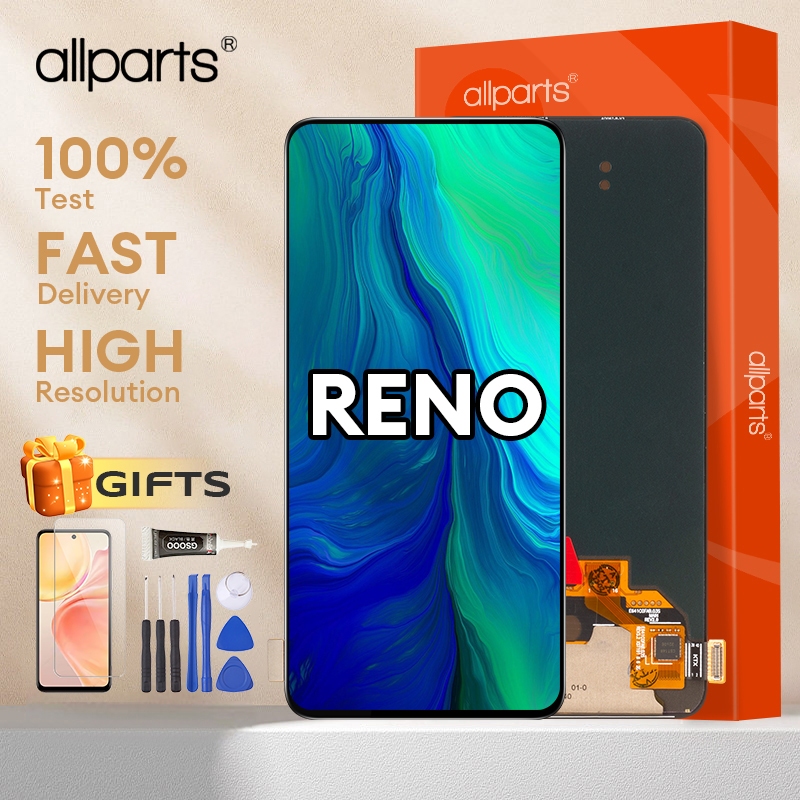 ALLPARTS OLED Skrin Display for Oppo Reno LCD Touch Screen (6.4 ...