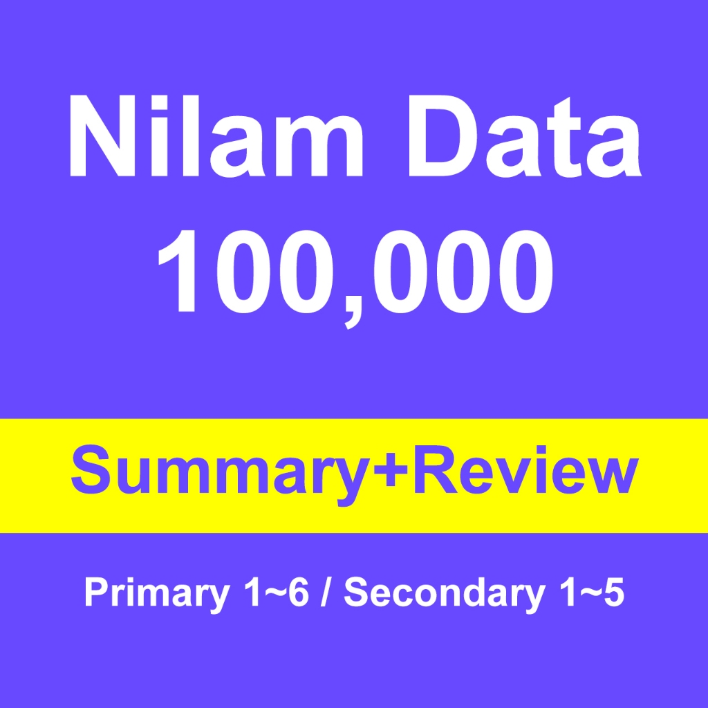 100k Nilam Data [BM/EN/CN] with Summary & Review [Primary/Secondary] | Shopee Malaysia