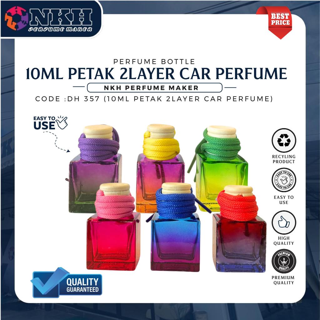 [ 1 PCS ] BOTOL KOSONG 10ML PETAK KECIL 2LAYER CAR PERFUME / AIR ...