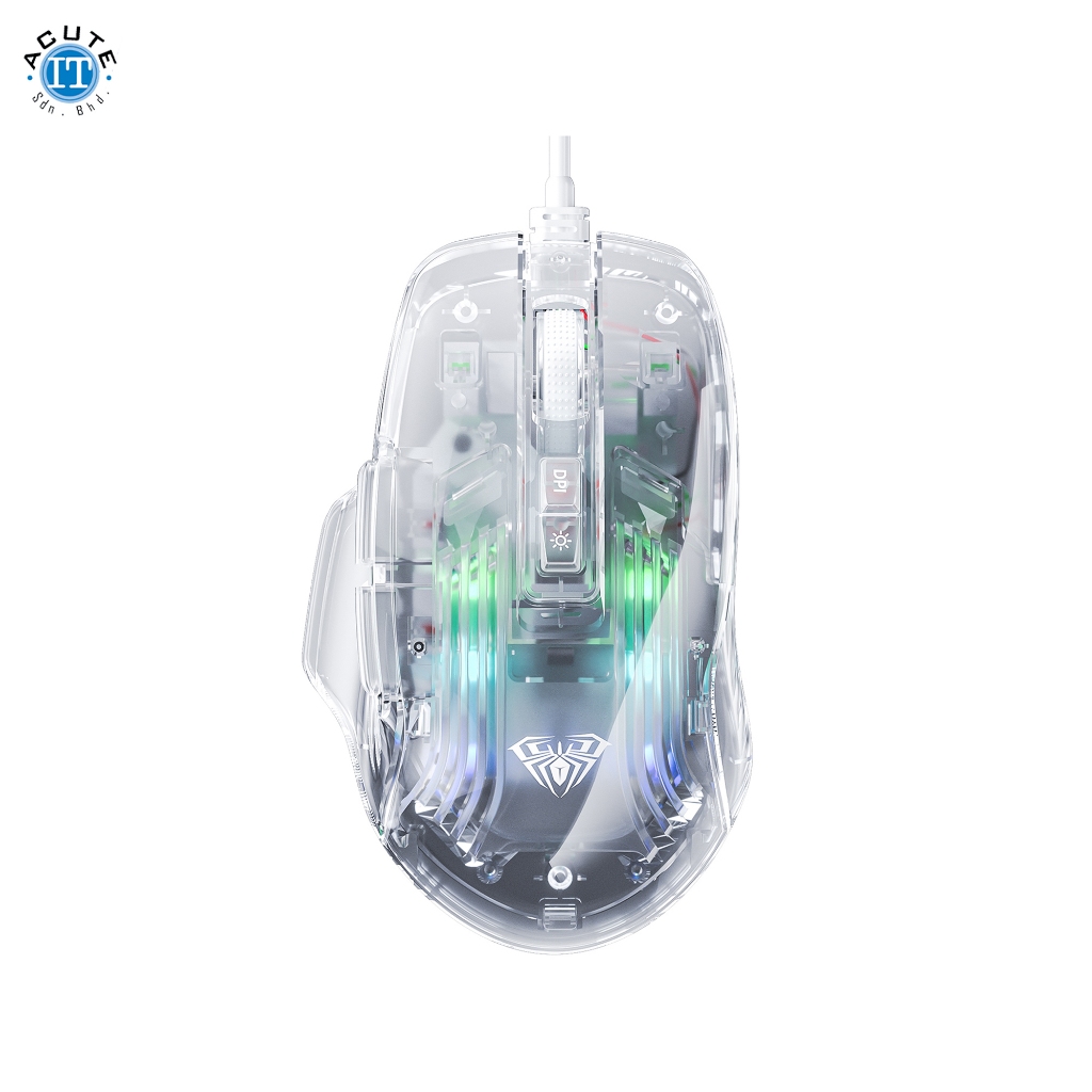 Aula S80 Transparent wired Gaming Mouse | Shopee Malaysia