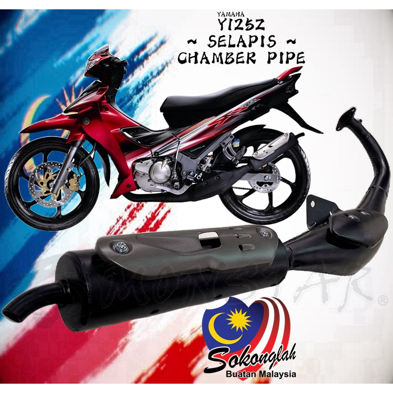 Motor ekzos bunyi selapis Y125 Y125Z Std Modi 125zr 125z Y125ZR Moto ...