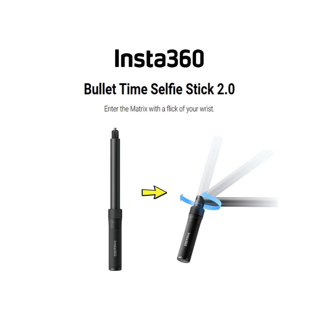 Insta360 Bullet Time Selfie Stick 2.0 | Shopee Malaysia