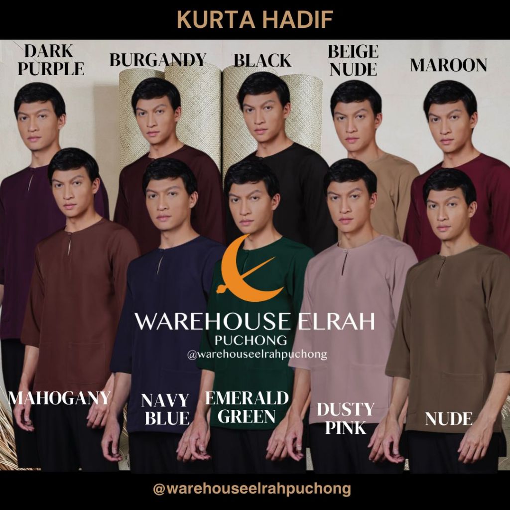 KURTA HADIF NEW DESIGN 2025 BY ELRAH EXCLUSIVE (2) | Shopee Malaysia