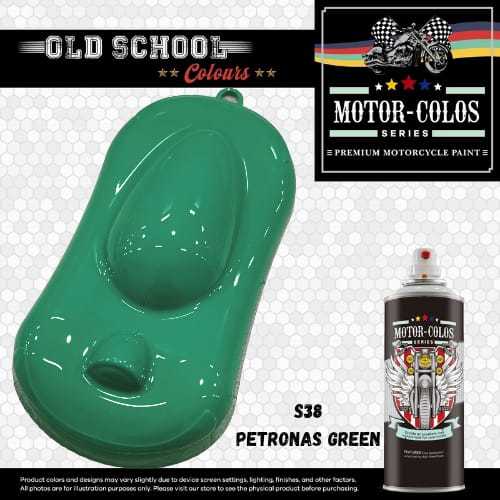 MOTOR-COLOS S38 PETRONAS GREEN STANDARD COLOURS AEROSOL SPRAY PAINT ...