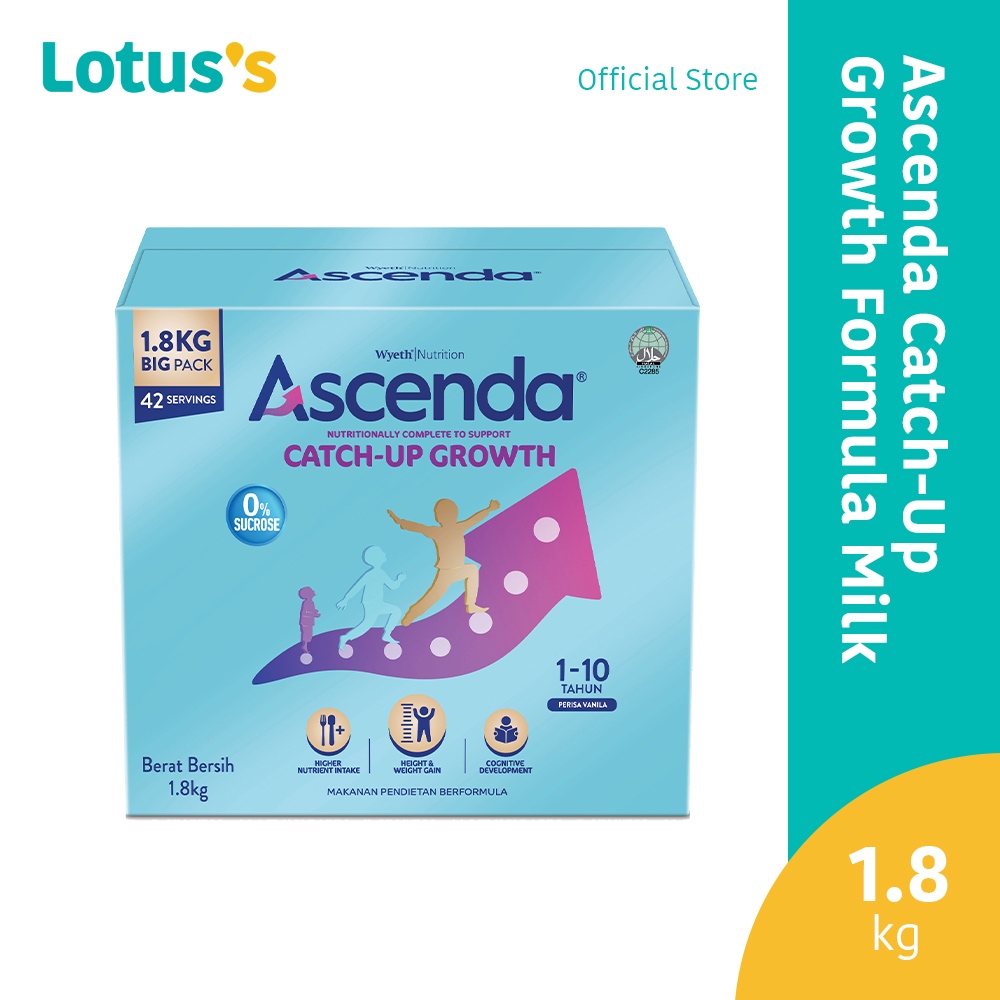 Ascenda Catch-Up Growth Formula Milk 1.8kg | Shopee Malaysia