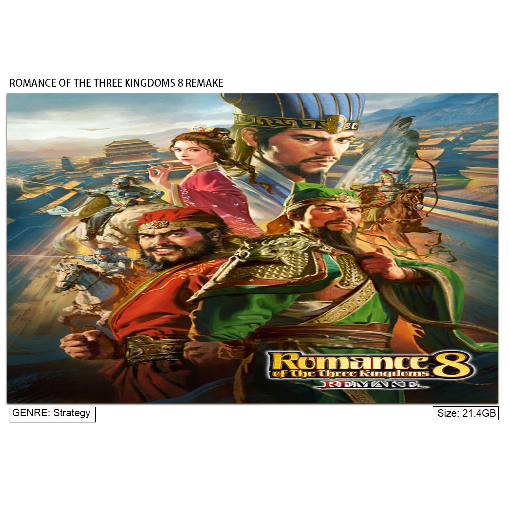 ROMANCE OF THE THREE KINGDOMS 8 REMAKE PC Game Windows | Shopee Malaysia