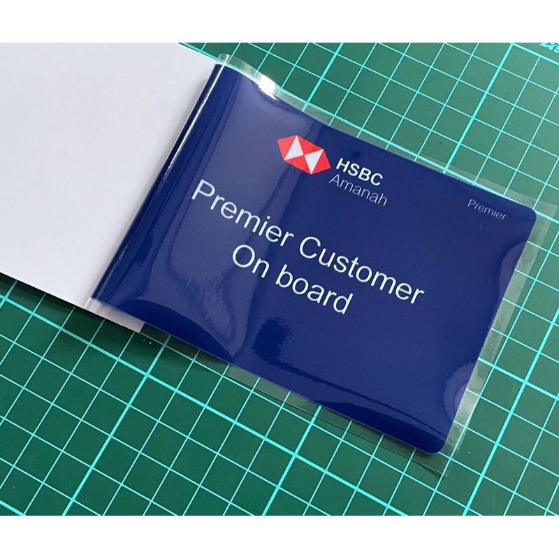 HSBC Bank Car Sticker Premier customer | Shopee Malaysia